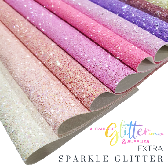 Extra Sparkle Glitter - (sold as a set or singular) all colours listed ...