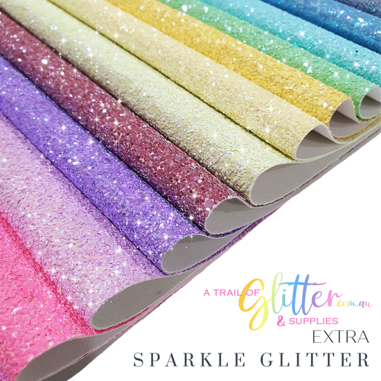 Extra Sparkle Glitter - (sold as a set or singular) all colours listed ...